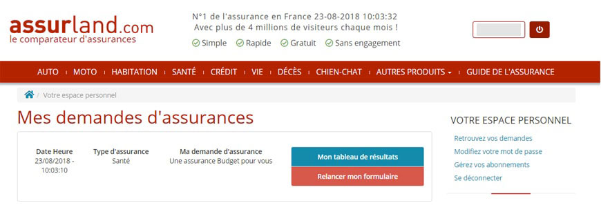 Créer un Compte sur Assurland : Avantages